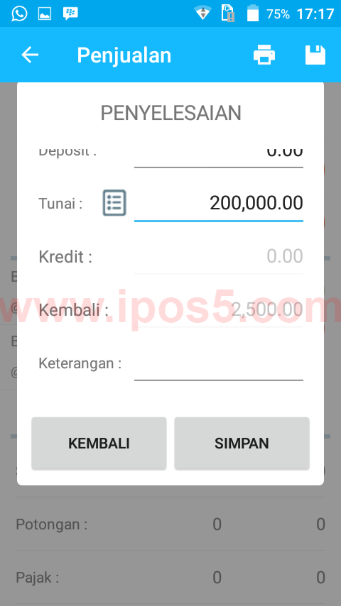 iPos 5 Mobile – Program Toko IPOS5.0